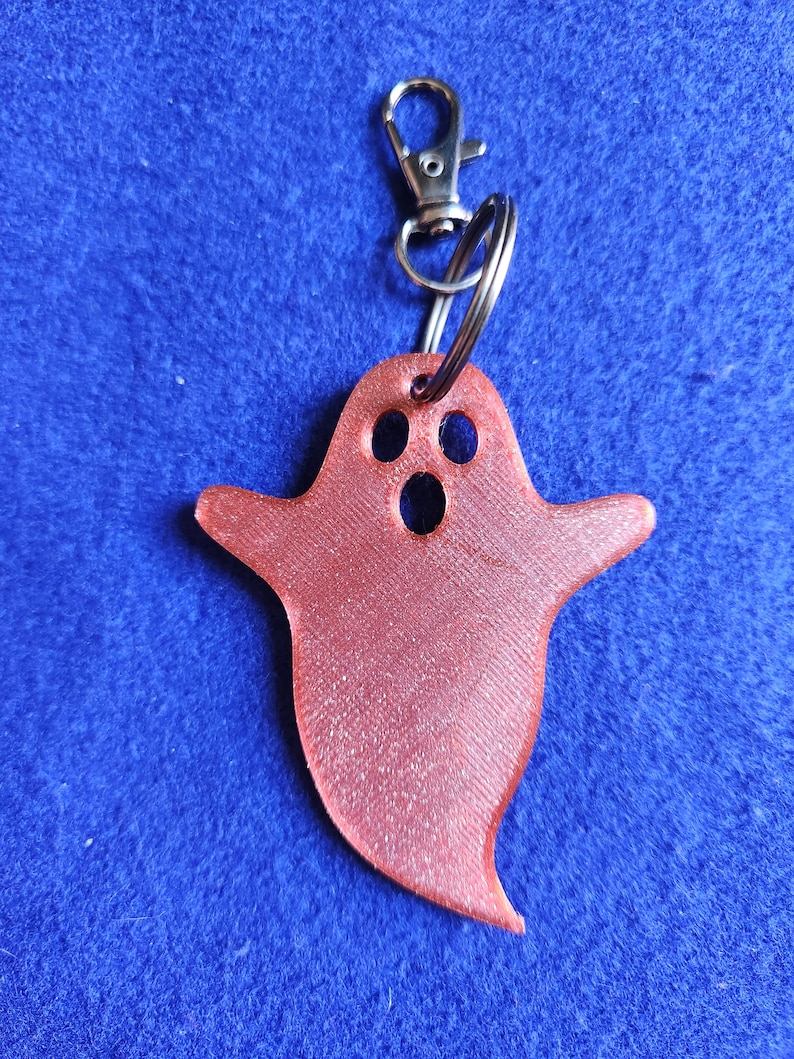 Ghost Keychain 3D Printed - Etsy