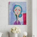 Abstract Lady Portrait | Abstract Face Painting | Acrylic Plexi Wall ...