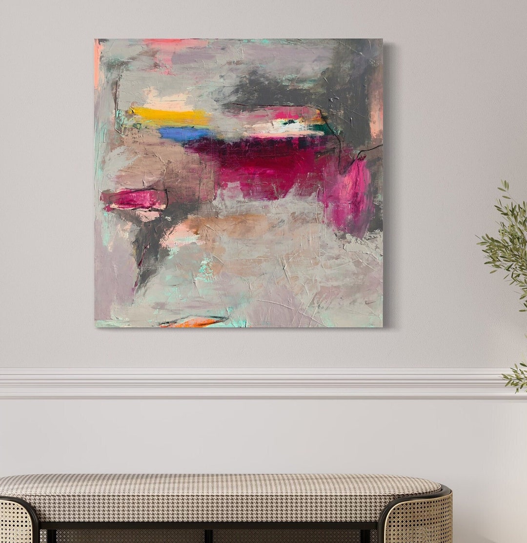 Abstract Acrylic Plexi Wall Art Gallery Wall Art Office Decor Cubist ...