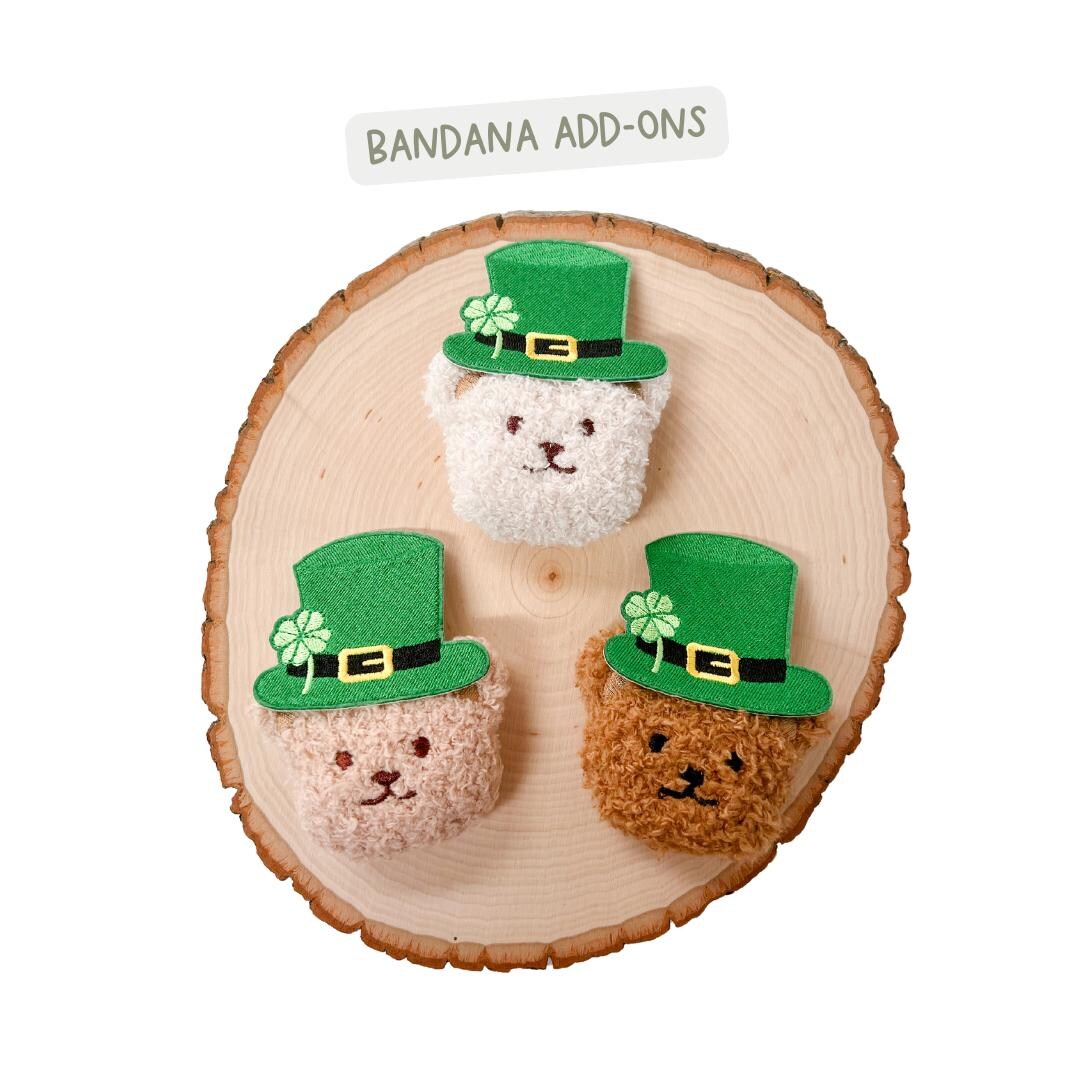 Teddy Bear Plushie With Leprechaun Hat Patch - Etsy