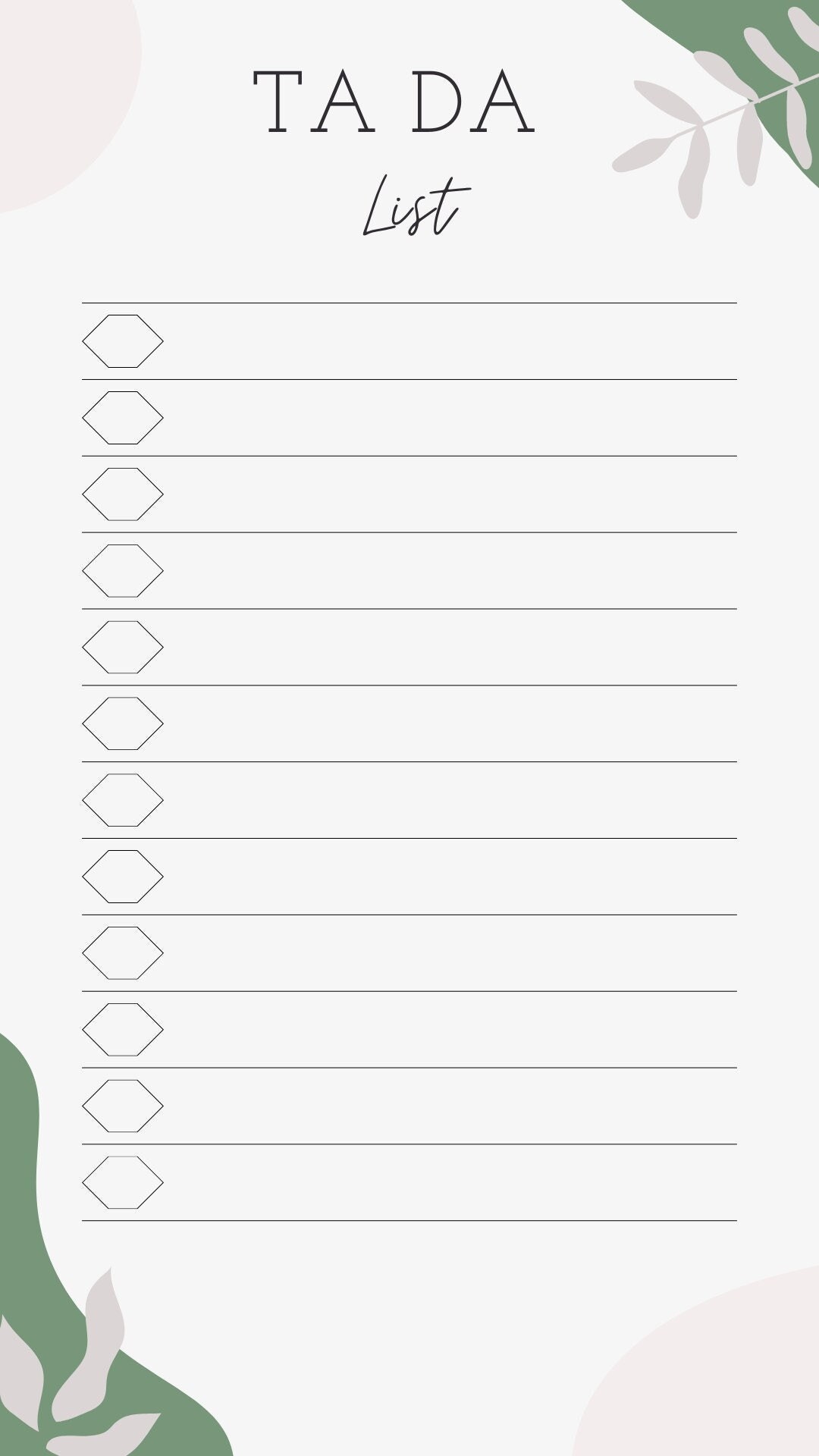 To Do List, Download, Pdf, Lists, Minimalist, Clean, Chic, Aesthetic - Etsy