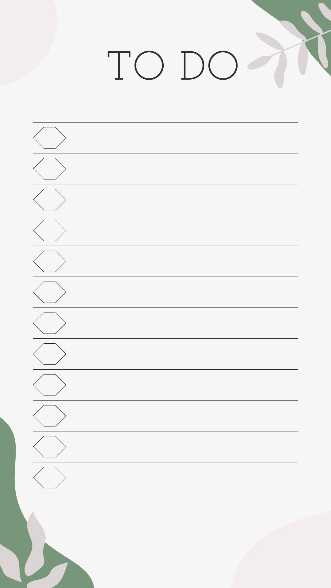 Minimalist to Do List - Etsy