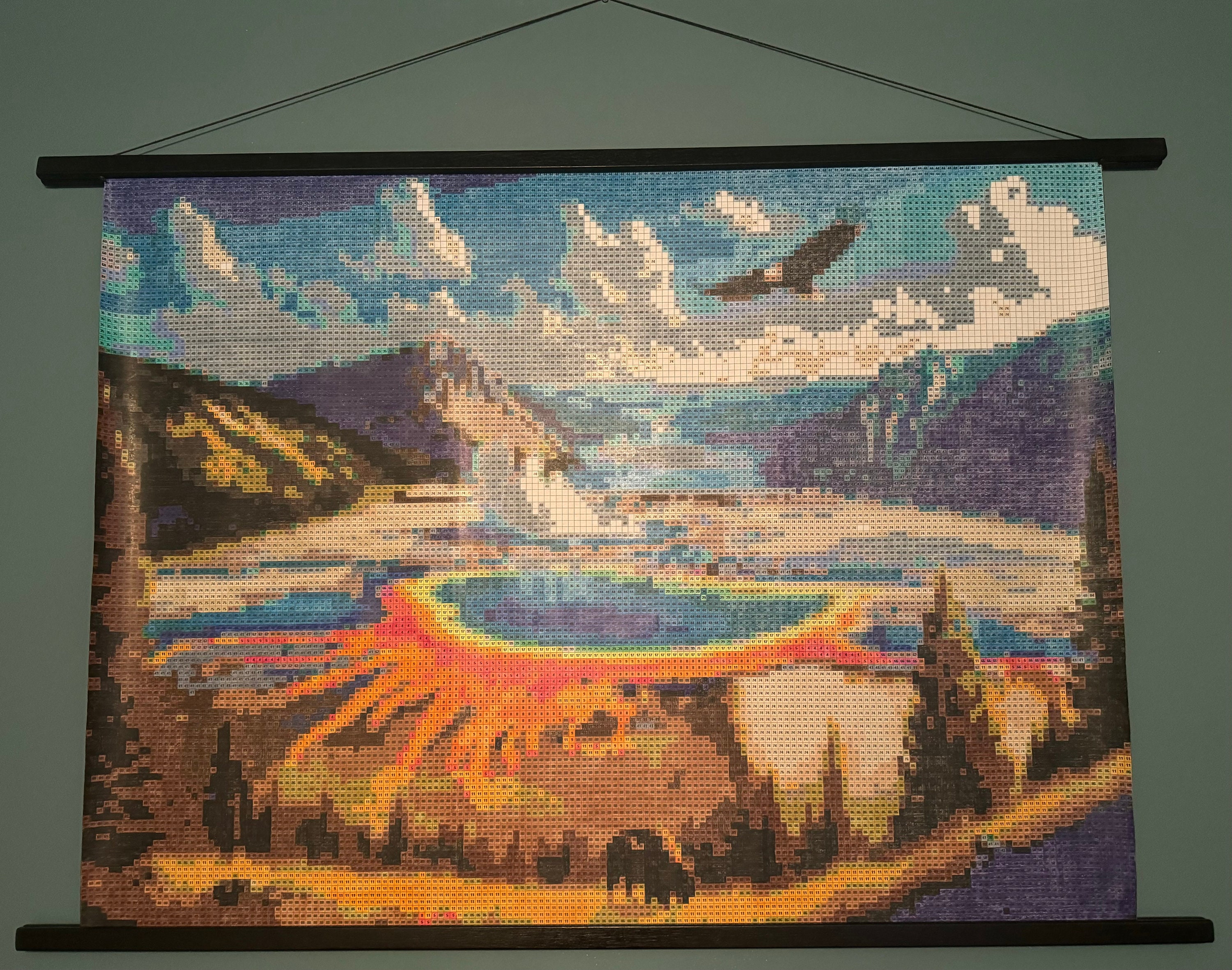 Yellowstone Color-by-number Poster: Crayola 100 Pencils Art (instant ...