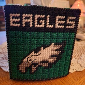 Philadelphia Eagles Tissue Box Cover - Etsy