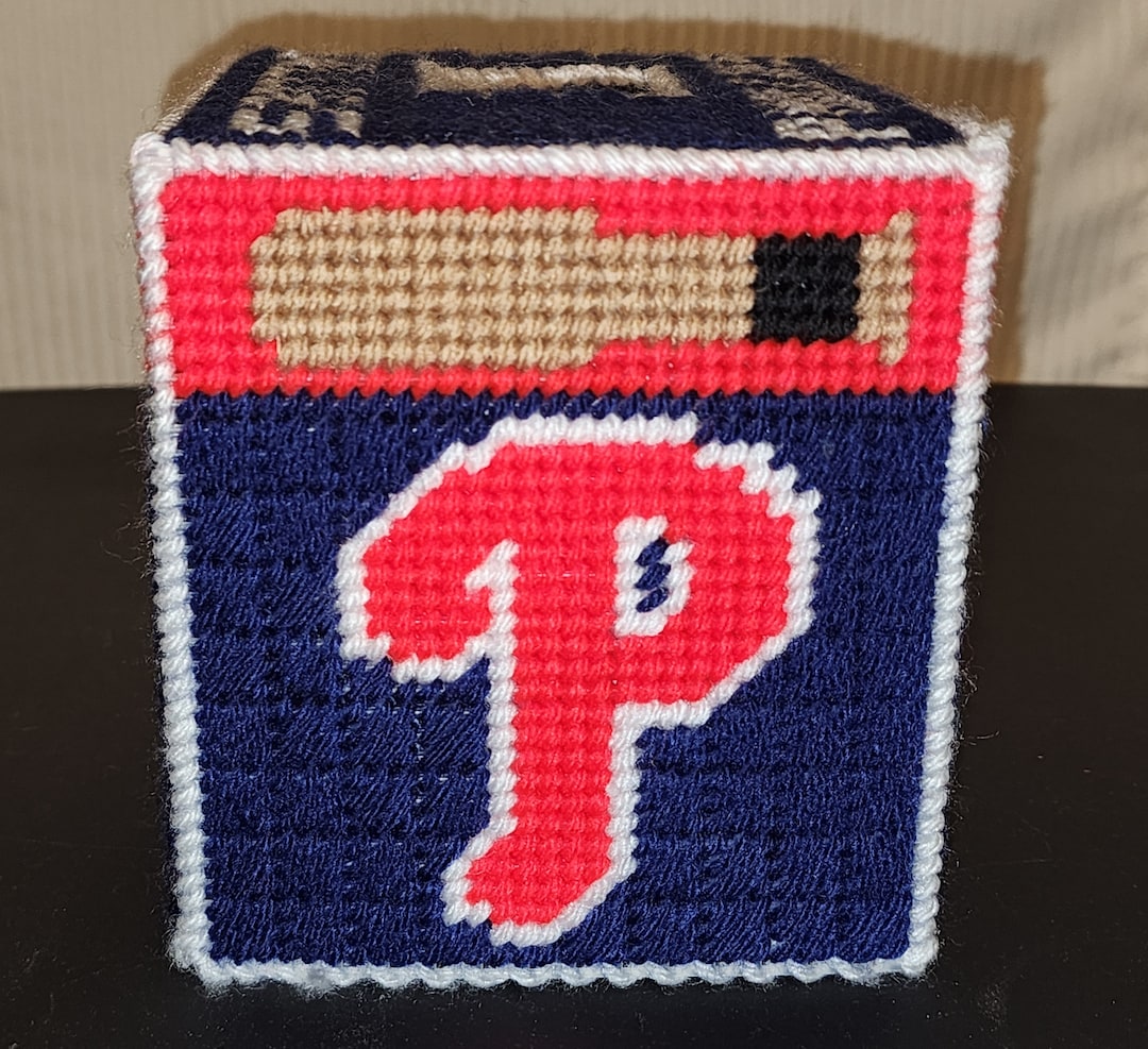 Philadelphia Phillies Bat Tissue Box Cover - Etsy