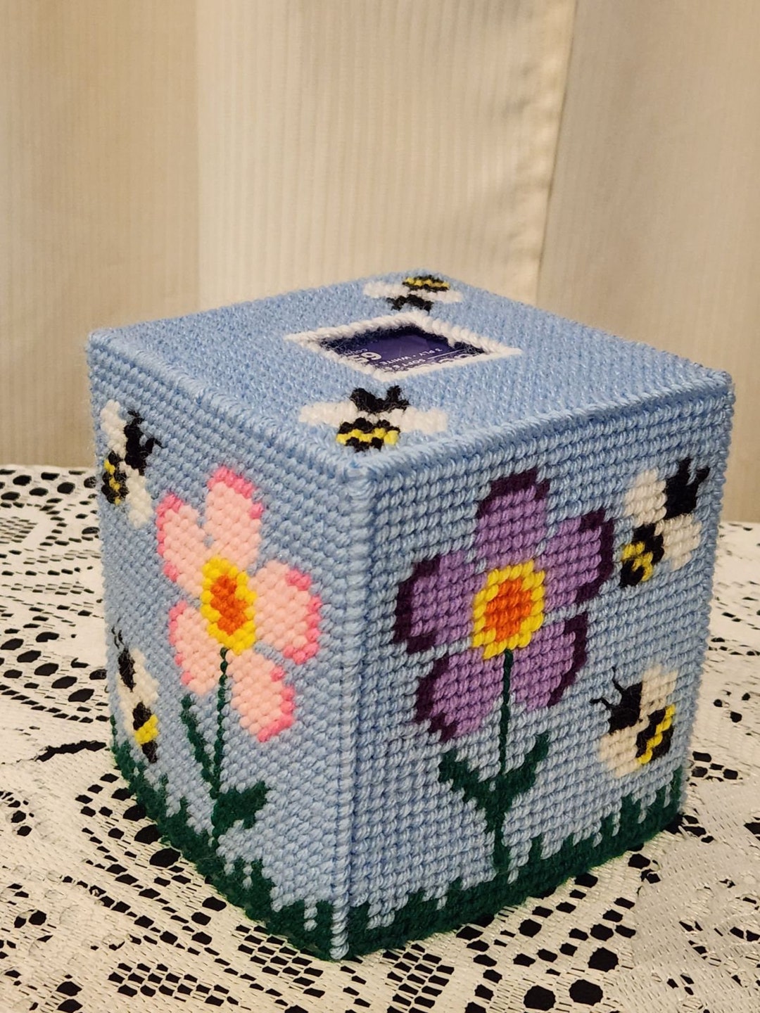 Bumble Bee's Tissue Box Cover - Etsy