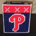 Philadelphia Phillies Bat Tissue Box Cover - Etsy