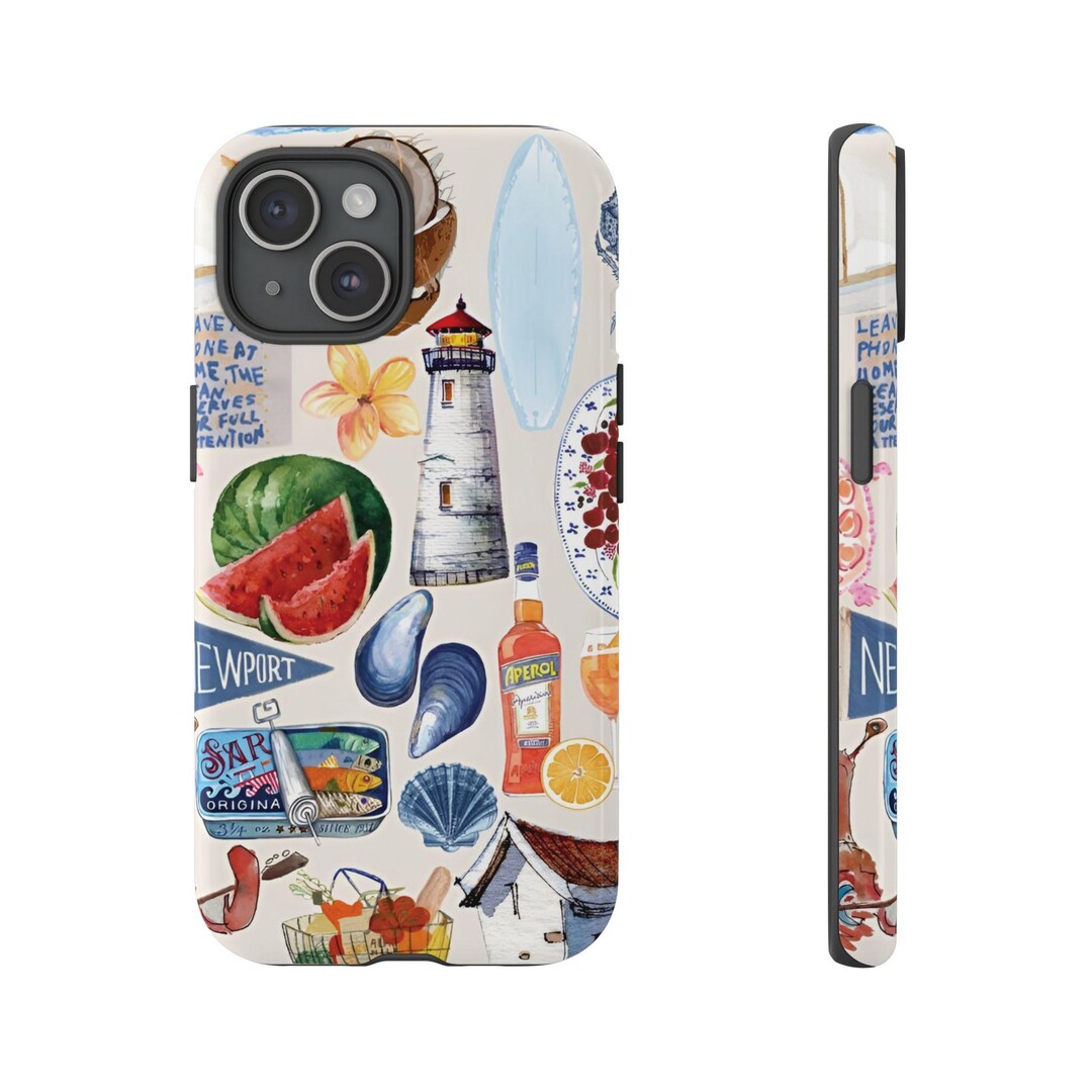 Coquette Italian Summer Collage Phone Case, Coastal Italy Phone Case ...