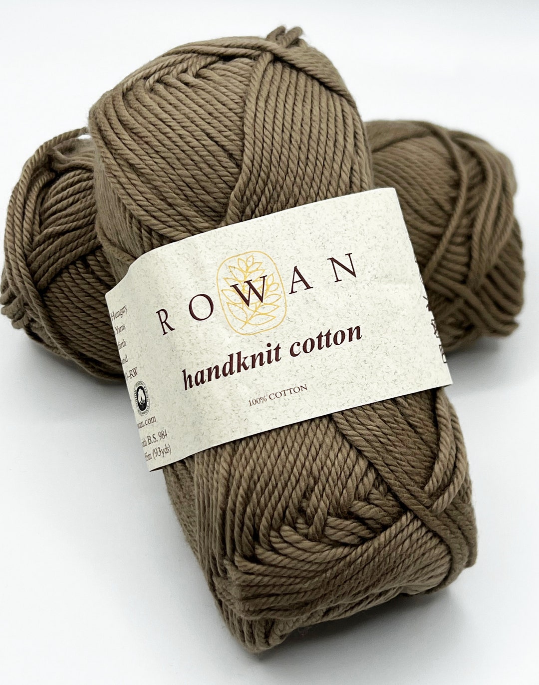 Rowan Handknit Cotton in Tope. This Worsted Weight Cotton Yarn is ...