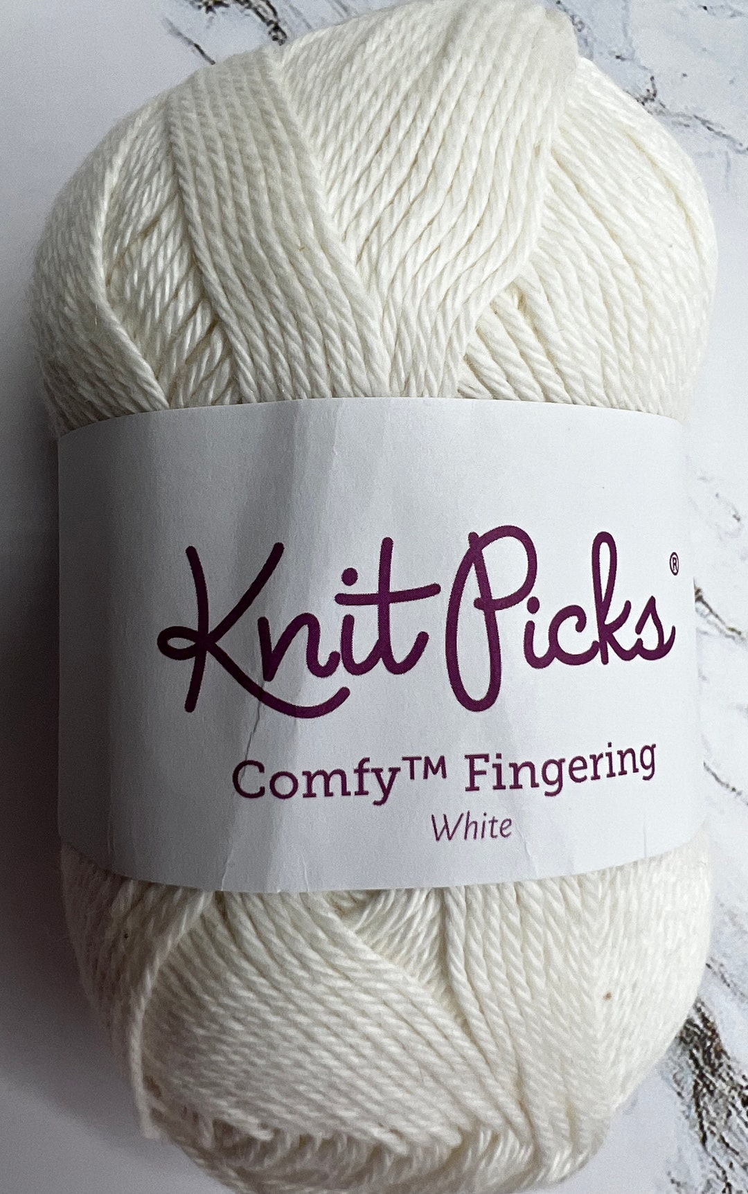 Knit Picks Comfy Fingering Pima Cotton, Acrylic Yarn. Easy Care ...