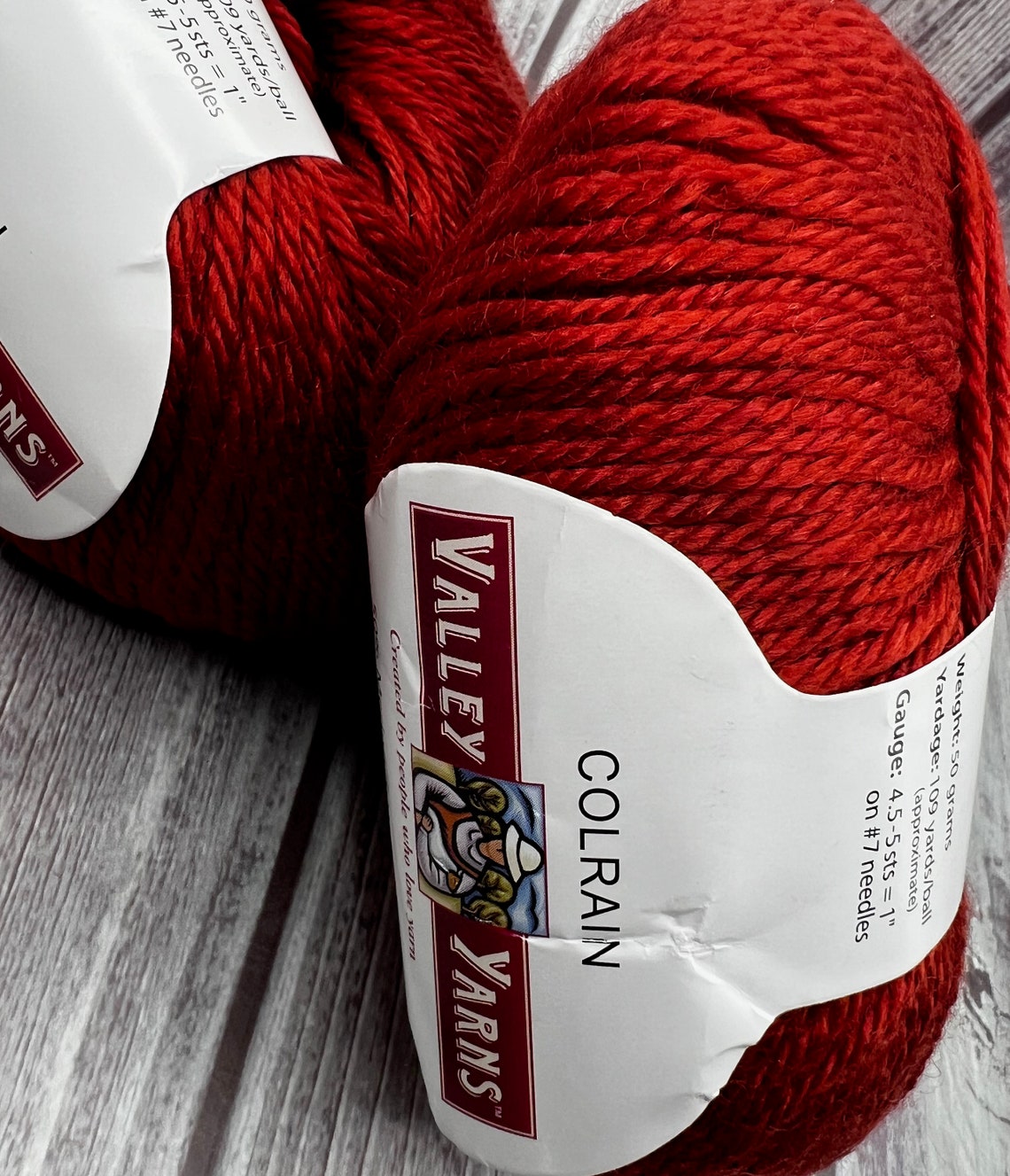 Valley Yarns Colrain Worsted Weight Peruvian, Merino, Tencel. 75 Gr 109 ...