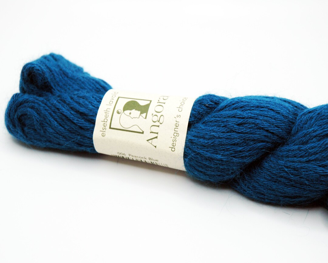Elsebeth Lavold Angora. Aran Weight. Angora, Wool, Nylon. 50 Gr 91 Yds ...