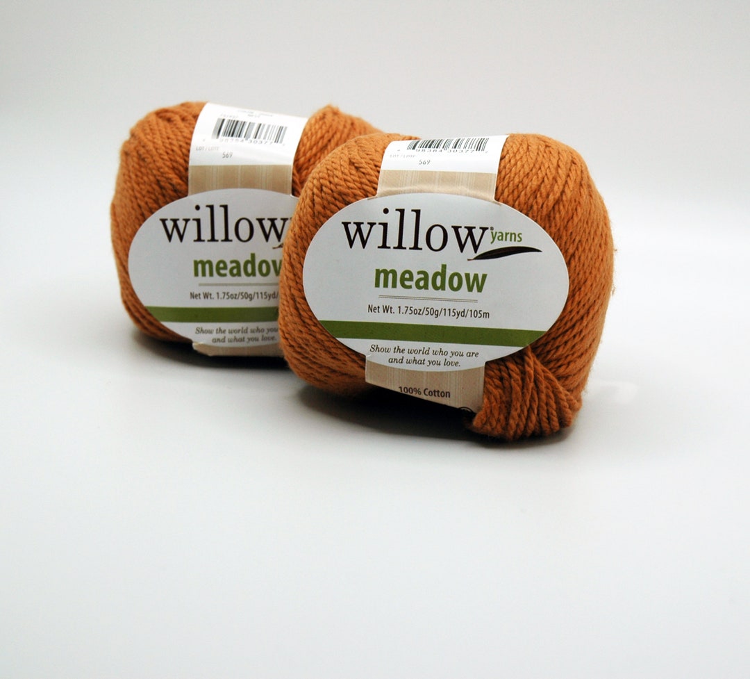 Willow Yarns Meadow. 100% Cotton. Worsted Weight. Soft-as-butter ...