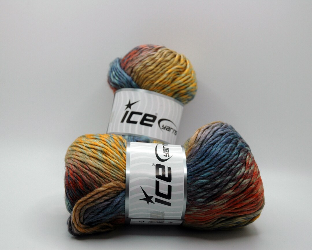 This Terrific Self-striping Wool, Acrylic Bulky Weight Blend is Ideal ...