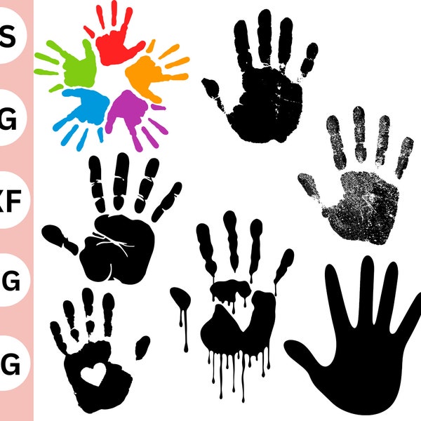 Baby Hand Print - Etsy