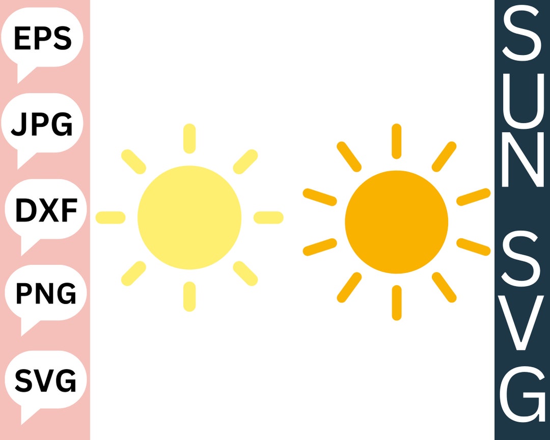 Sonne svg Sonnenschein svg Sonne svg Bundle Sonne Clipart - Etsy.de