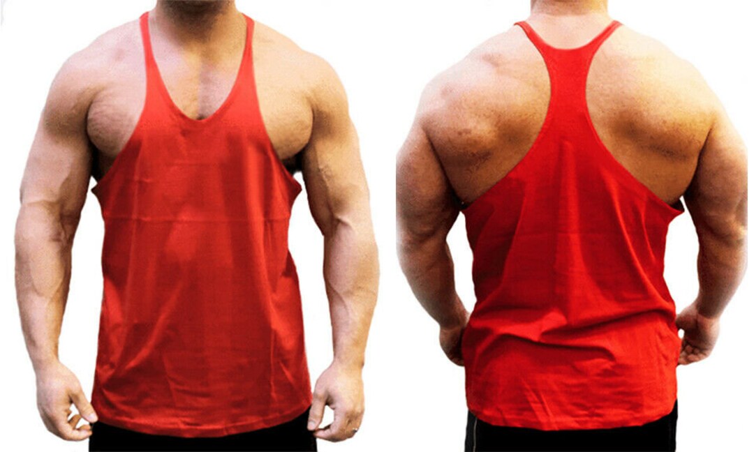 Bodybuilders Stringer Tank Top Super Soft Comfortable Feel Sweat ...