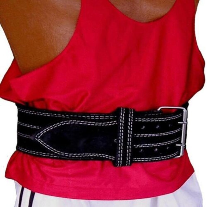 Powerlifting Leather Belts Double Prong 4" Wide 10mm Thick - Available ...