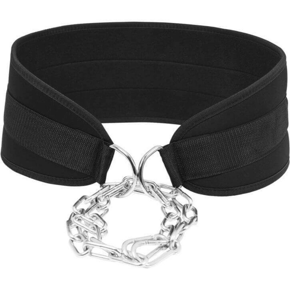 Weight Lifting Nylon Dip Belt Exercise Belt Fitness Home Gym Body ...