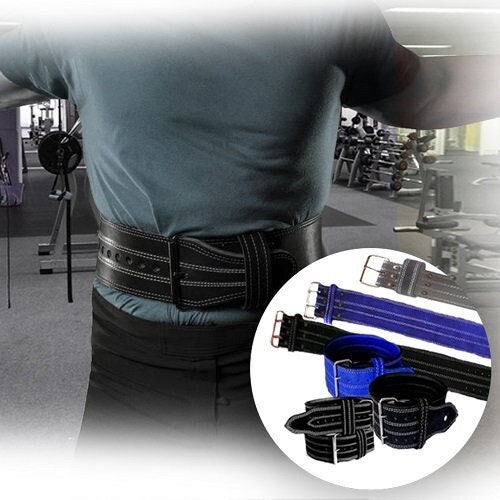 Powerlifting Leather Belts Double Prong 4" Wide 10mm Thick - Available ...