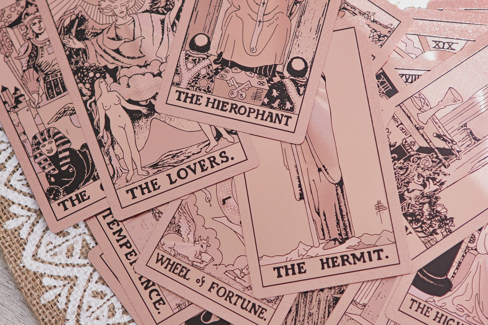 Pink Tarot Deck in Box Tarot Cards Oracle Card Deck - Etsy