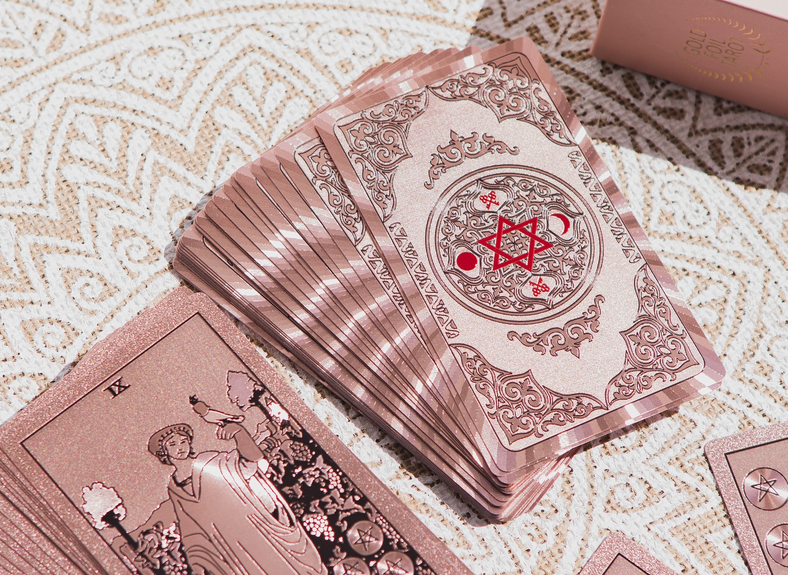 Pink Tarot Deck in Box Tarot Cards Oracle Card Deck - Etsy