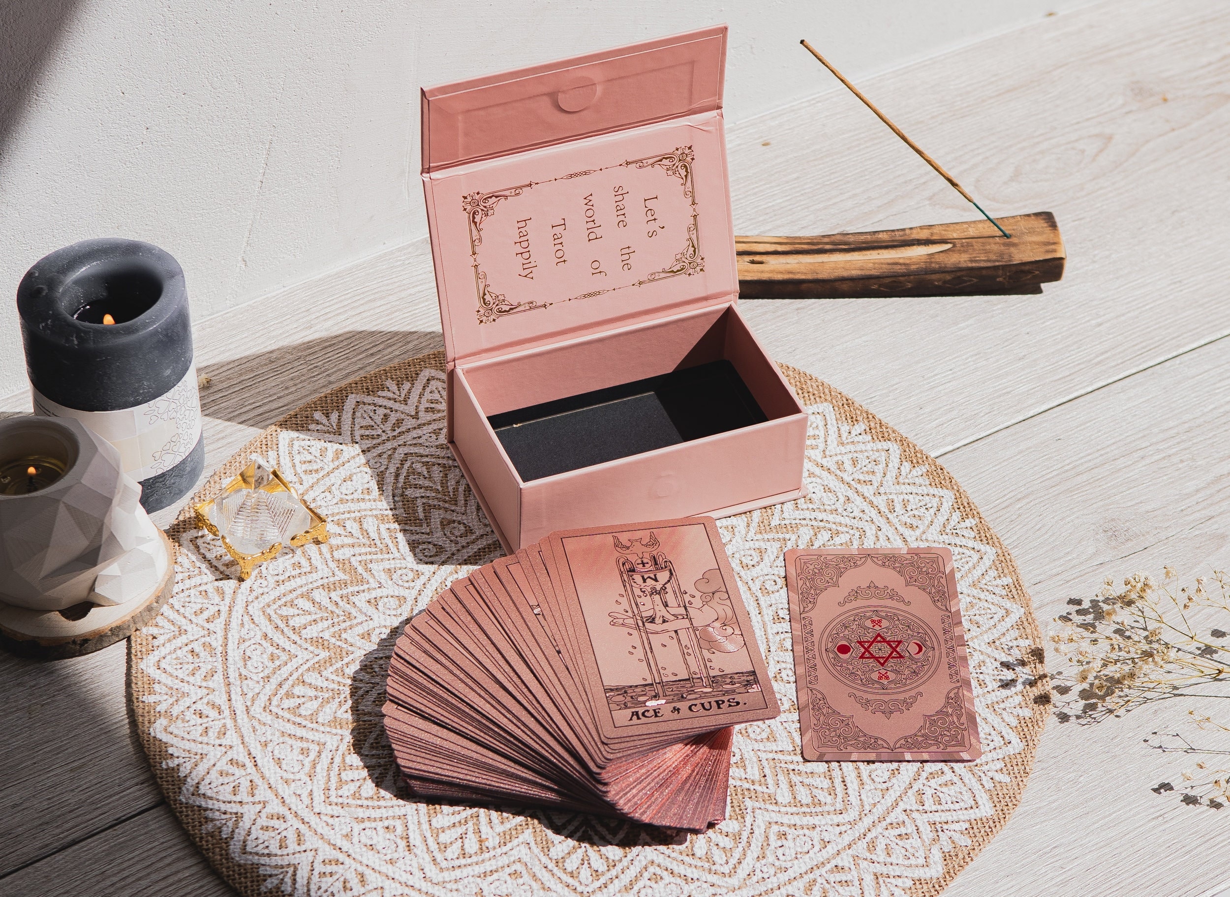 Pink Tarot Deck in Box Tarot Cards Oracle Card Deck - Etsy
