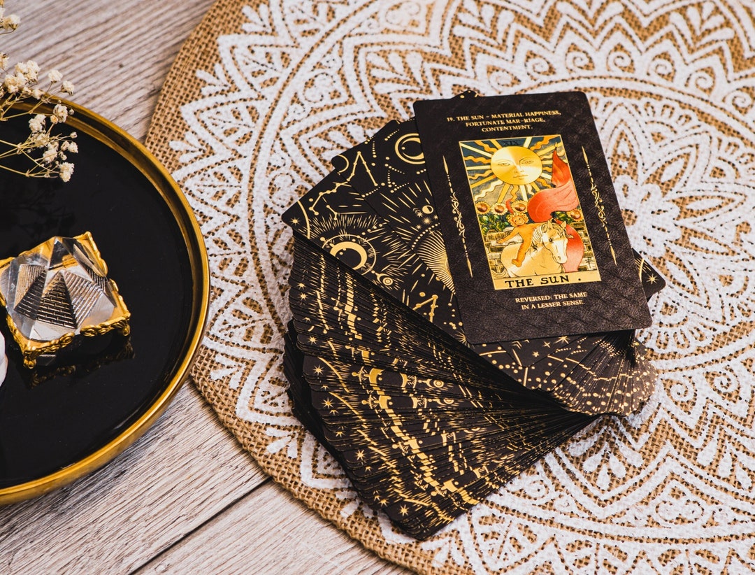 Tarot Cards With Keywords, Tarot for Beginners With Guidebook, Tarot ...