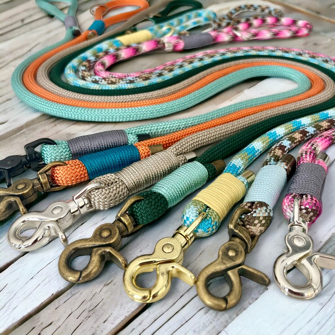 Paracord Rope Dog Leads, Design Your Own Lead, Dog Lead, Custom Rope ...