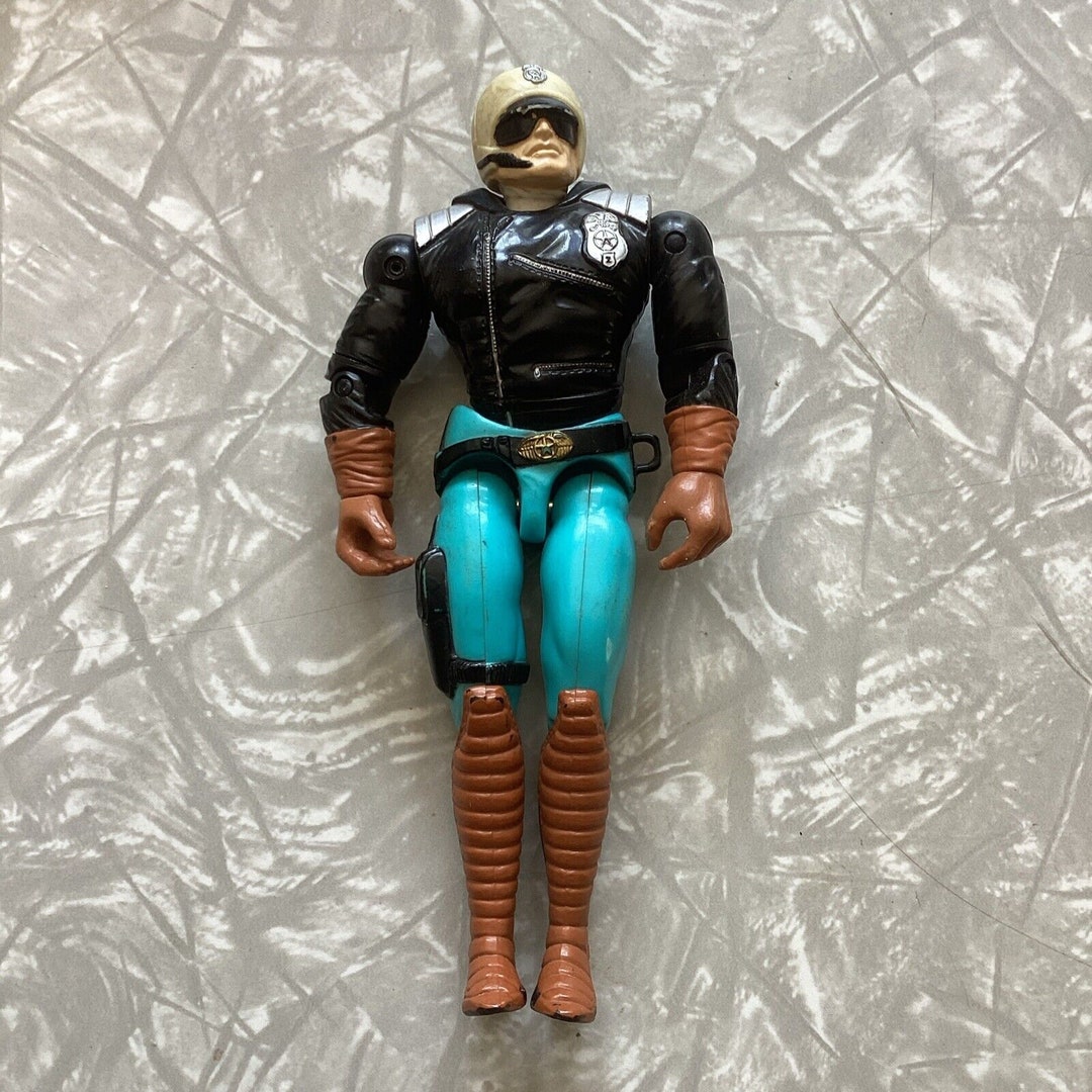 VTG 1988 Hasbro Cops N Crooks HIGHWAY Patrolman C.O.P.S Action Figure 5 ...