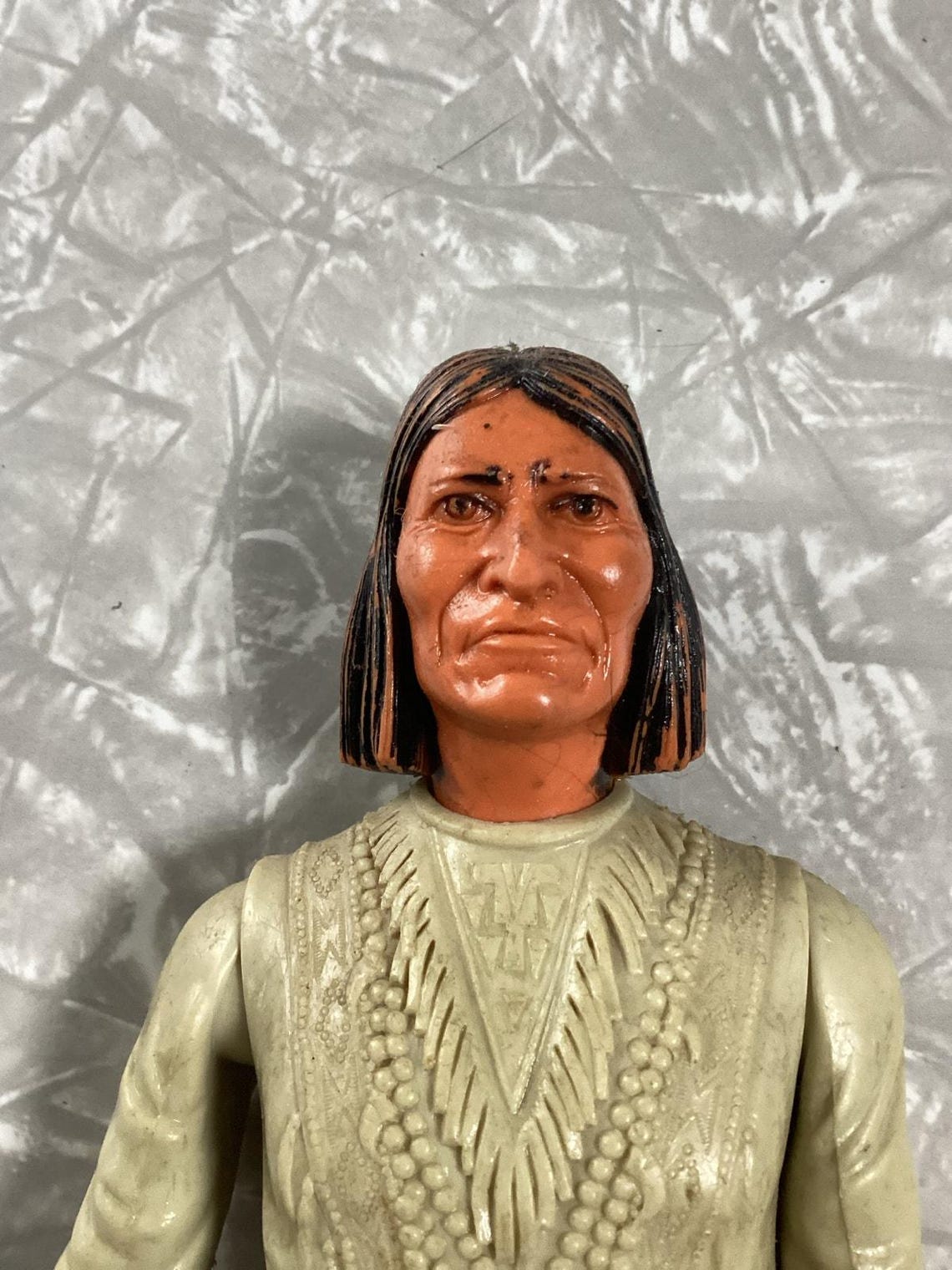1960's 12 Inch Vintage Marx Johnny West Geronimo Jointed Action Figure ...