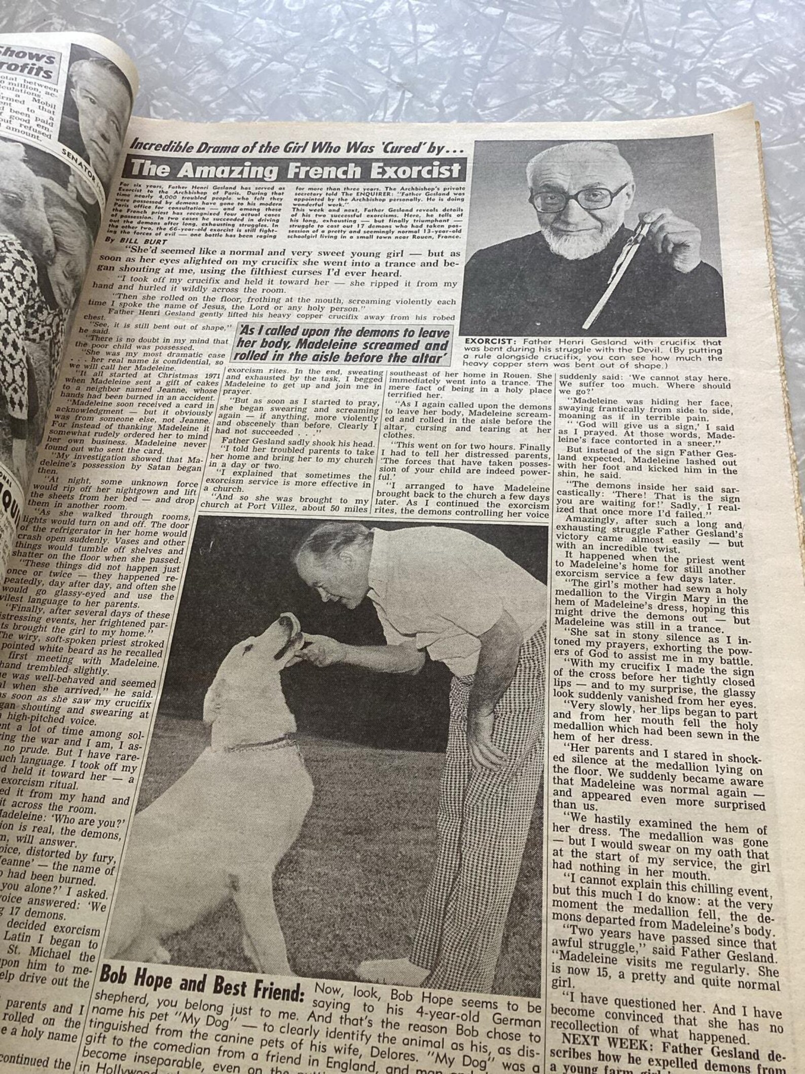 Vintage 1974 Enquirer Tabloid Gossip Magazine Newspaper Tommy Smothers ...