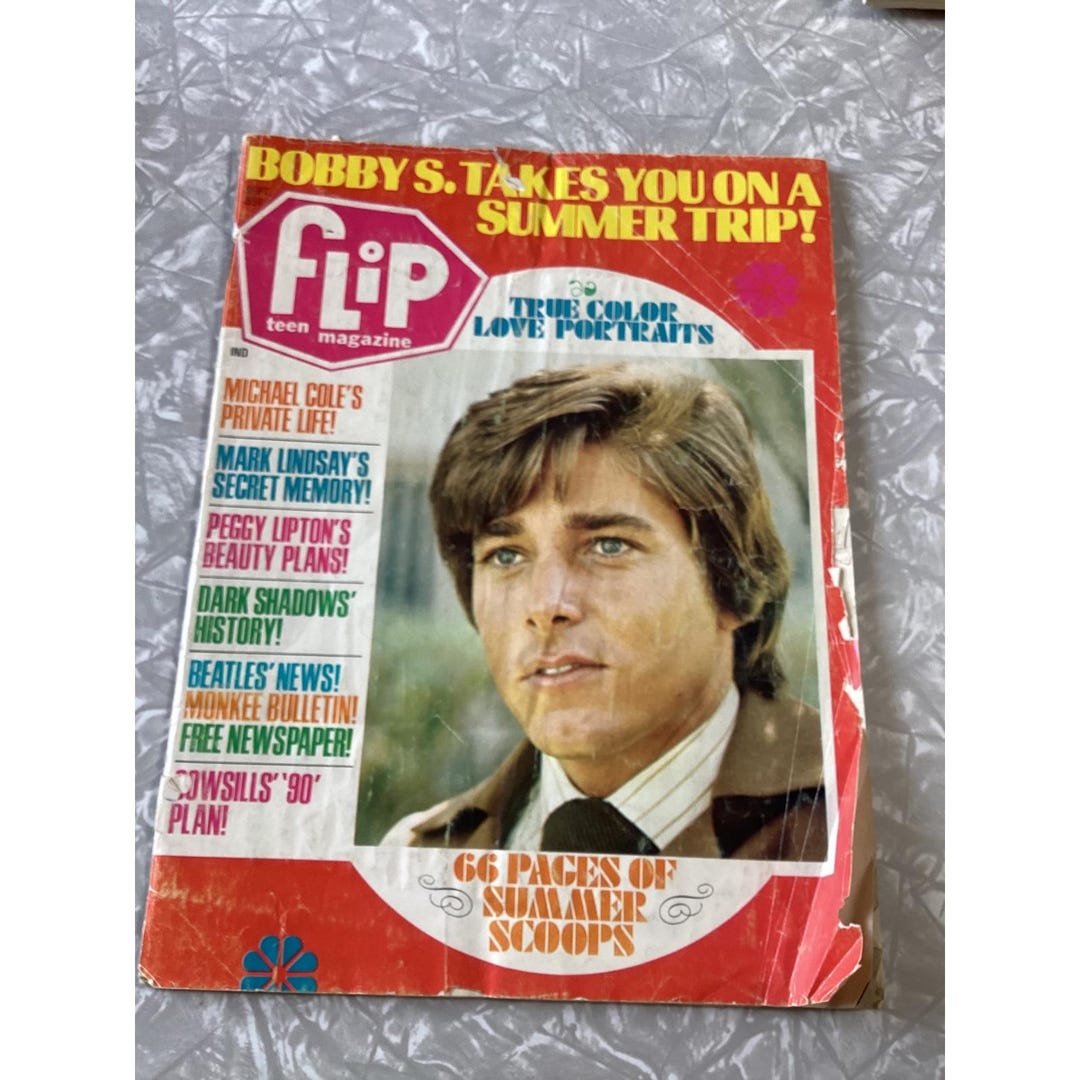 Flip Teen Magazine 9-1969 Bobby Sherman Mark Lindsay Autographed - Etsy