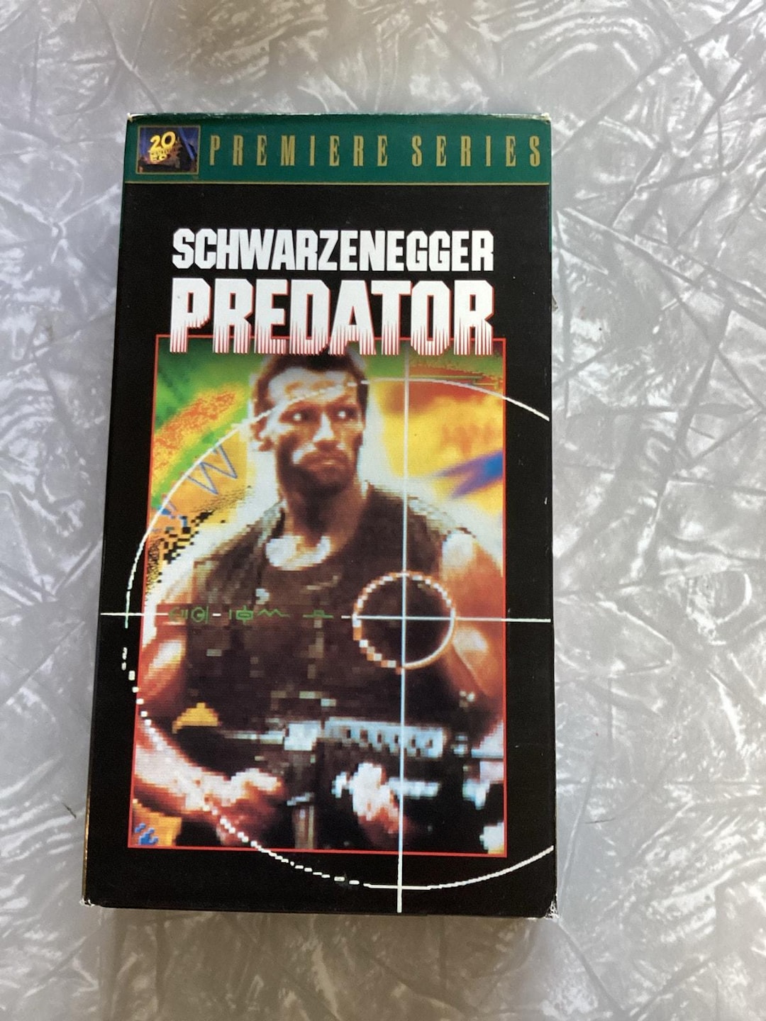 VTG Schwarzenegger Predator VHS 20th Century Fox 1987 Rated R Premiere ...