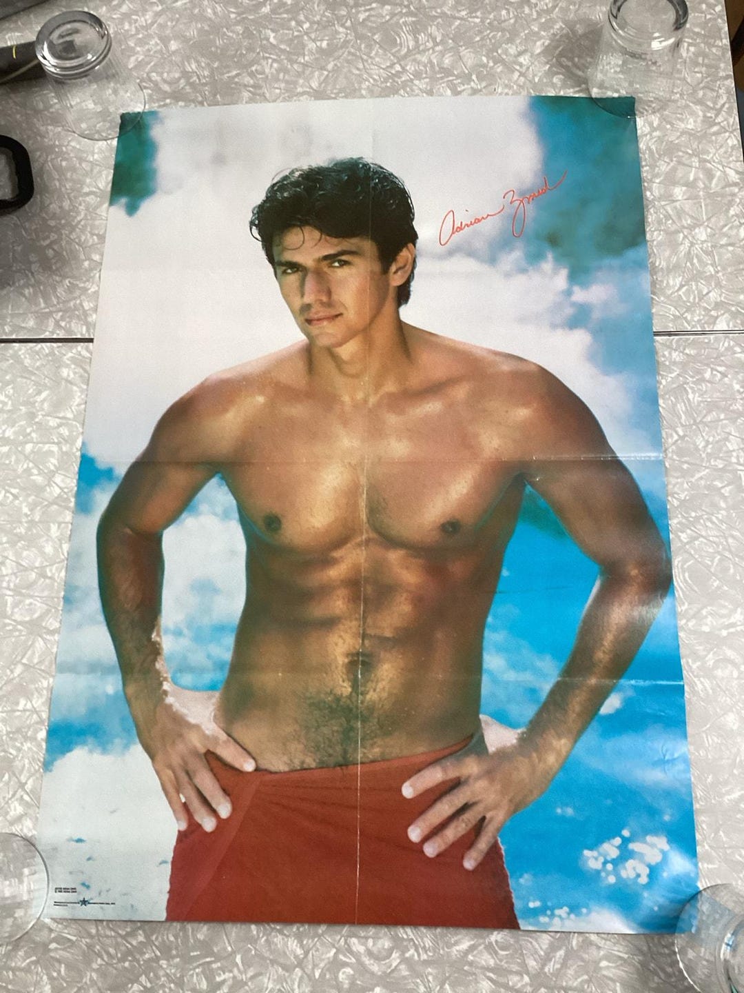 Vintage Hot Beefcake Guy 1983 Poster Adrian Zmed Gay Interest - Etsy