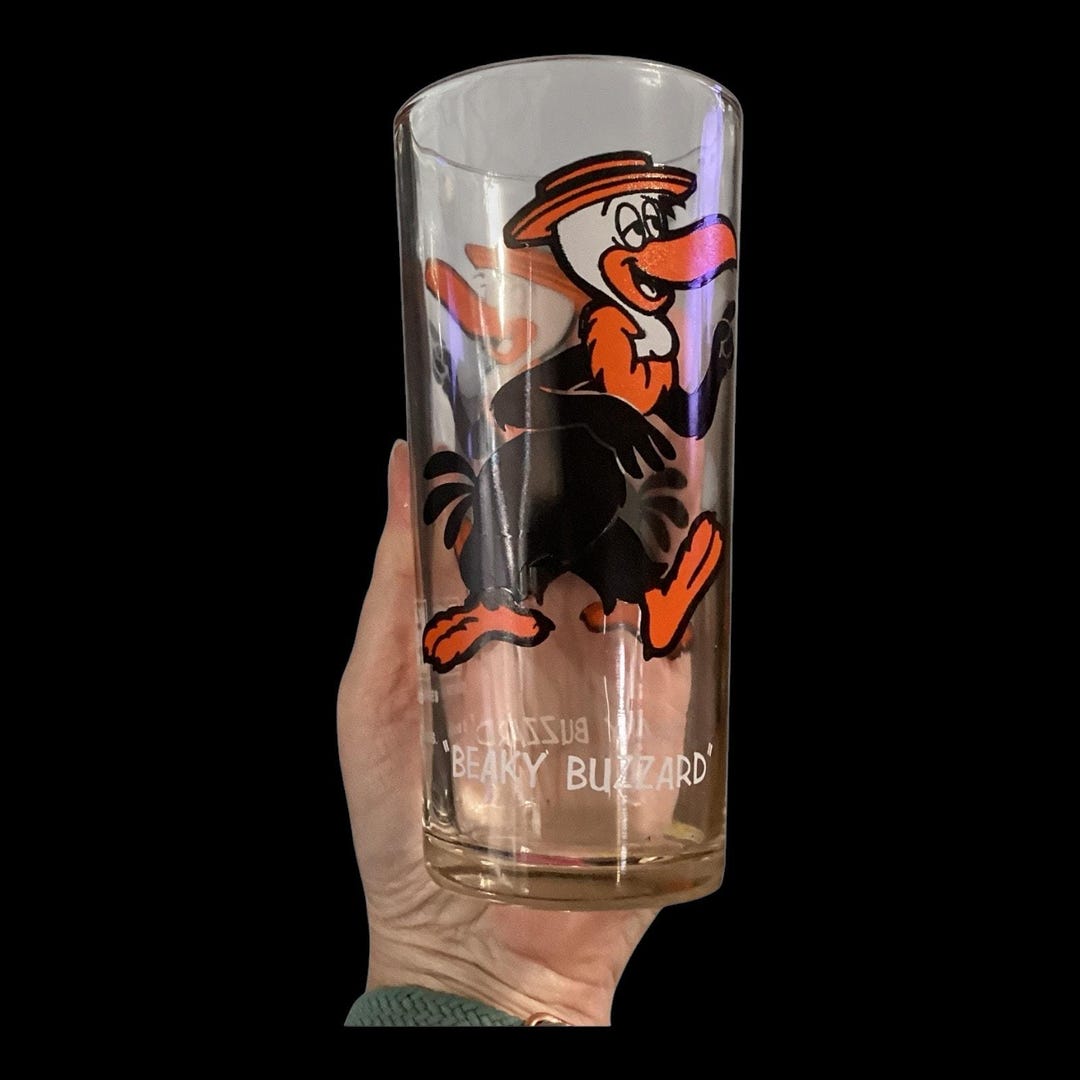 1973 Pepsi Beaky Buzzard Drinking Glass Collector Series Warner Bros ...