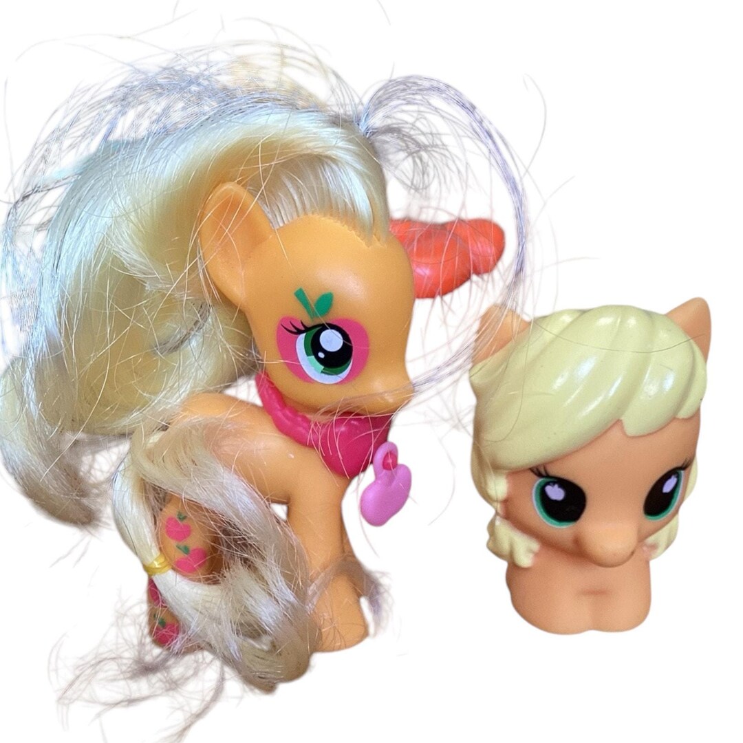 Vintage My Little Pony Playskool Apple Jack 2 Piece Toy Lot - Etsy