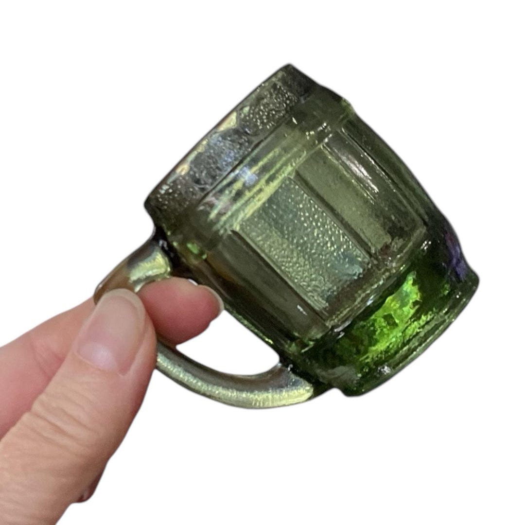 Vintage Wine Barrel Glass Mini Mug Glass Shot Toothpick Holder Shelf ...