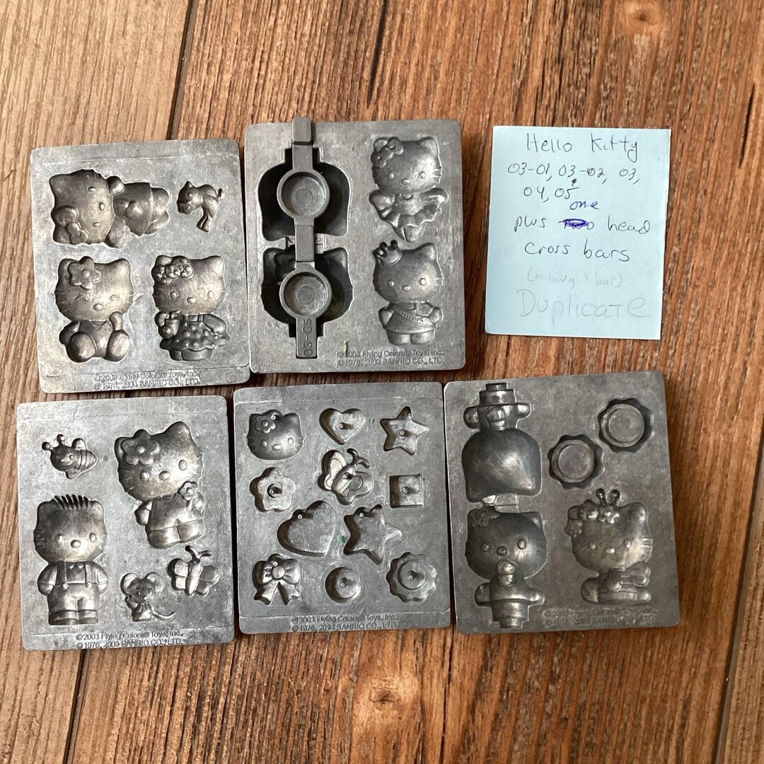 Lot 1990s Toymax Lot of Hello Kitty Molds Mattel - Etsy