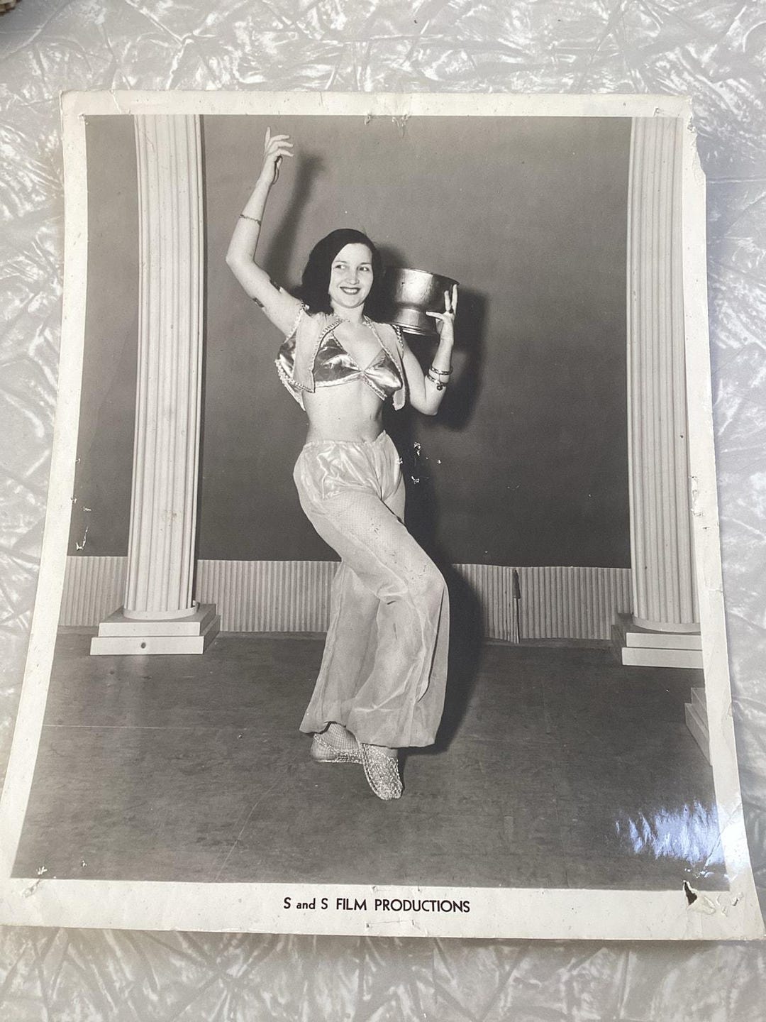 Vintage 1950s Burlesque Dancer 8x10 Photo Alope Fire Dancer Photograph ...
