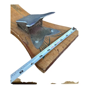 Vintage Wood Fish Fillet Scaling Board With Clamp Cabin Wall Decor ...