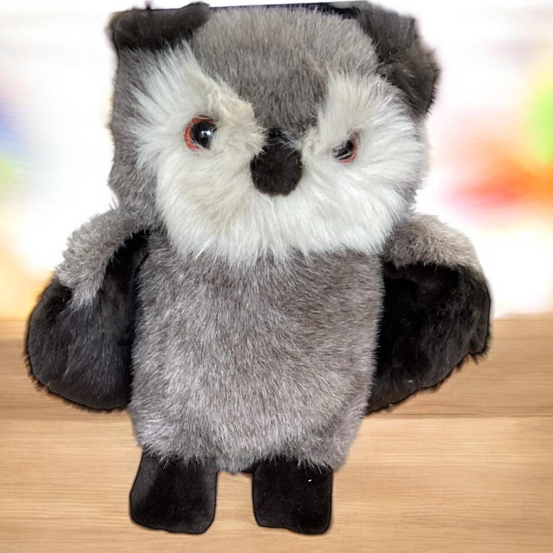 Applause Bravo Owl Plush 1988 Vintage 10 Inch Barn Owl Stuffed Animal ...