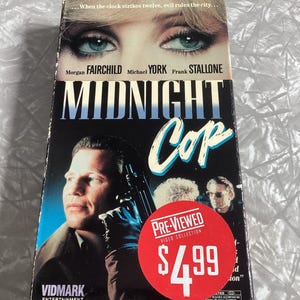 Midnight Cop AKA Killing Blue - VHS - Morgan Fairchild - Frank Stallone ...