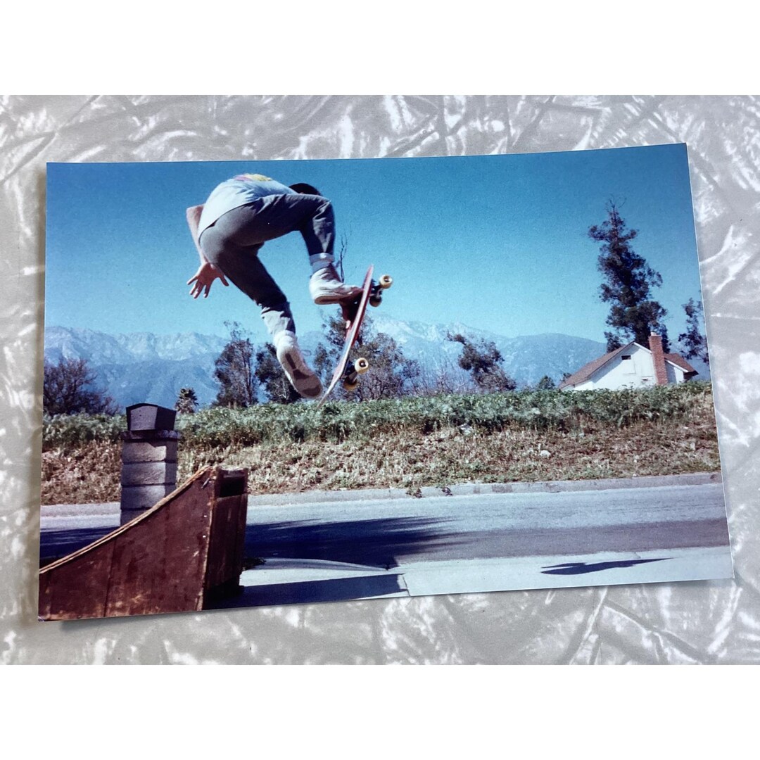 Vintage Skateboarder Action Shot Photo Print Outdoor Sport Action - Etsy