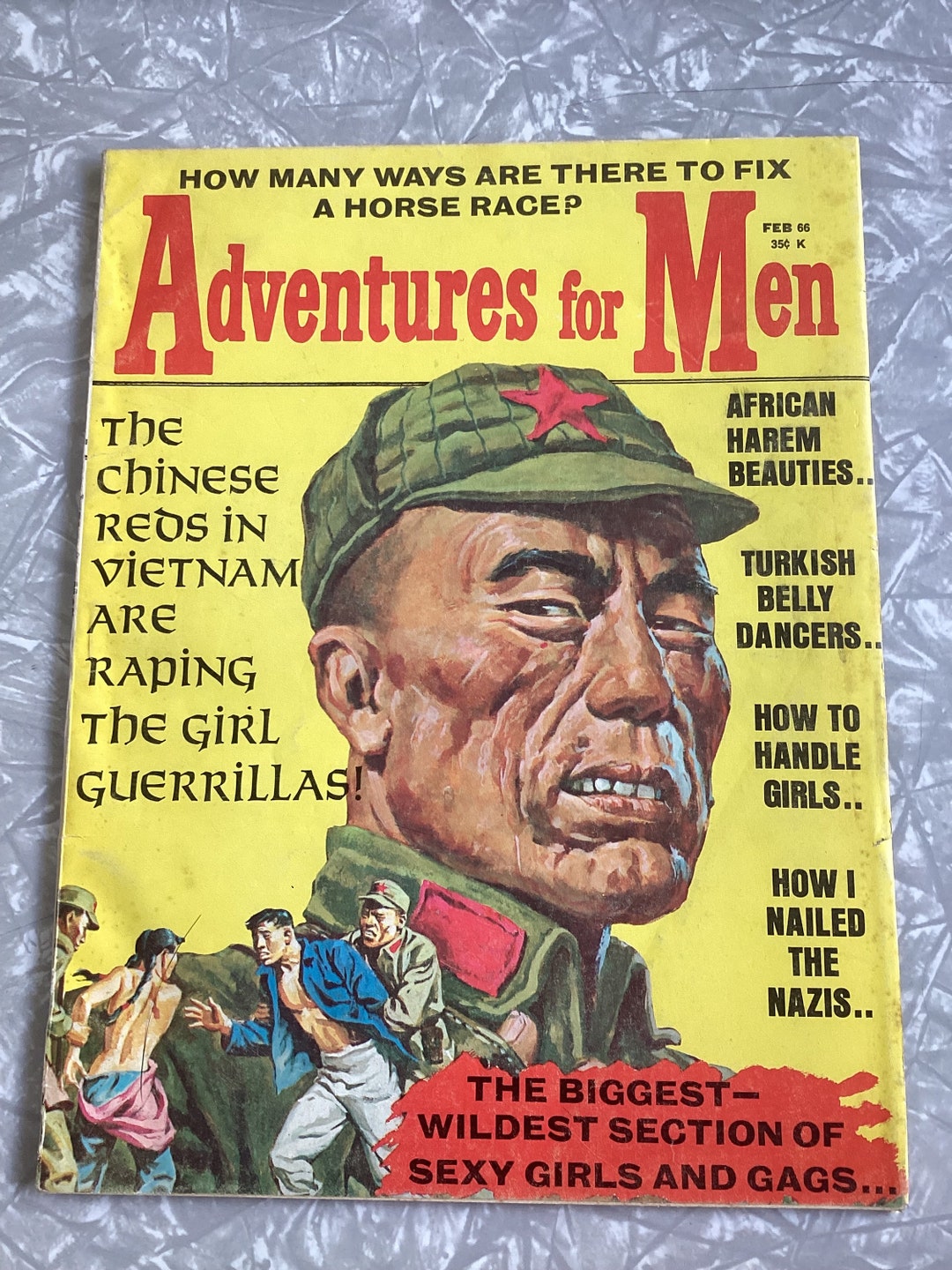 Adventures for Men Magazine Adventure February 1966 Stories Photos Men ...