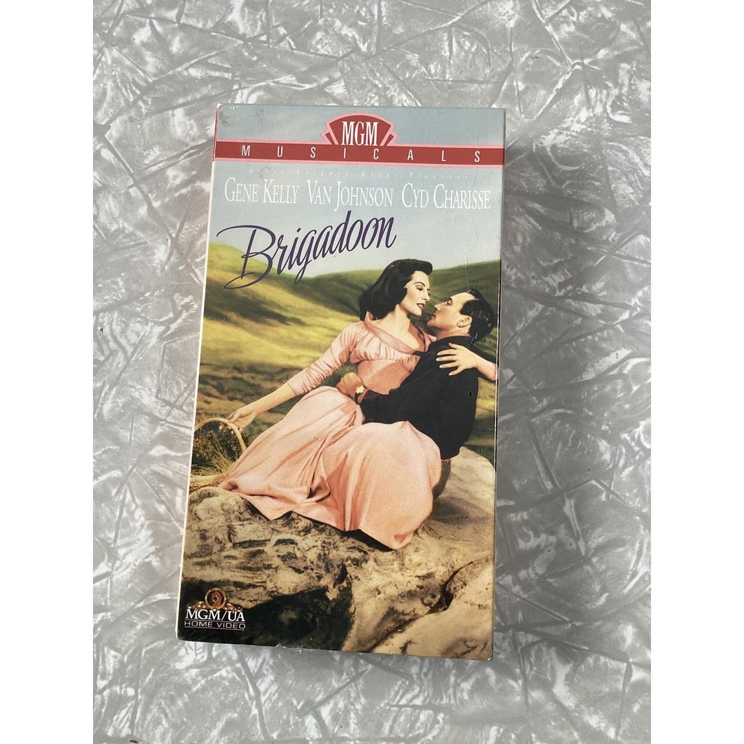 Brigadoon MGM Musicals VHS Gene Kelly Cyd Charisse Vintage Movie Film ...