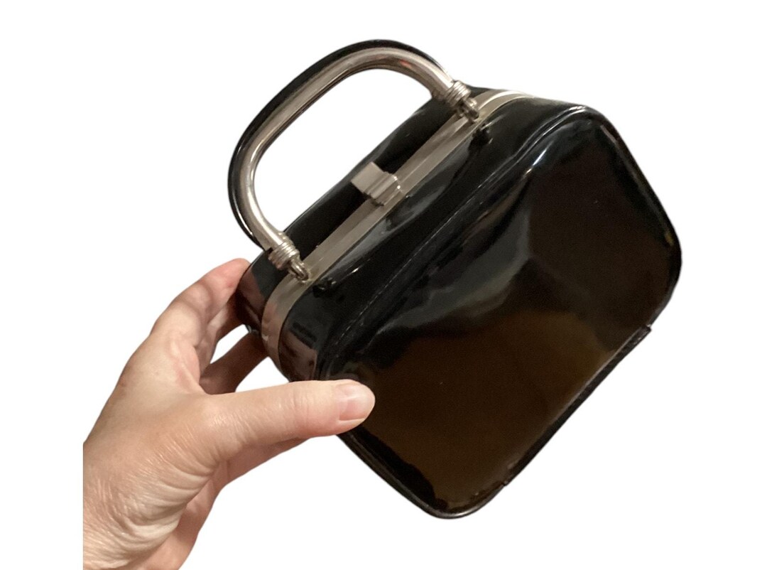 Vintage Lou Taylor Miami Black Square Small Clutch Purse Handbag - Etsy