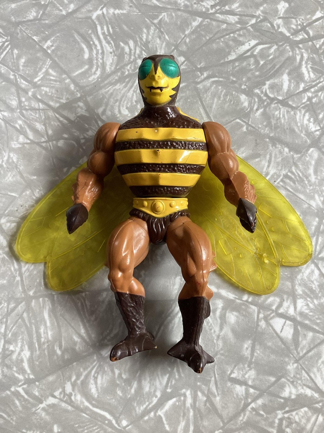 1984 He Man BUZZ OFF Vintage 6" Action Figure MOTU Masters of Universe ...