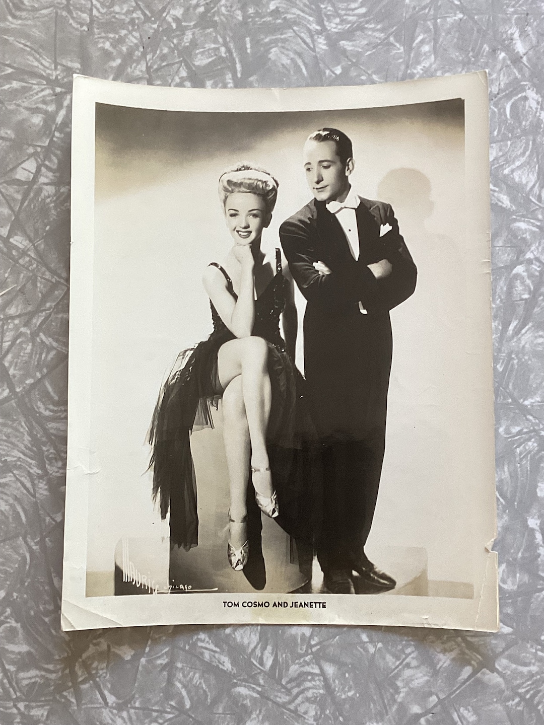 Vintage 1940s 8x10 Tom Cosmo and Jeanette by Maurice Seymour Chicago ...