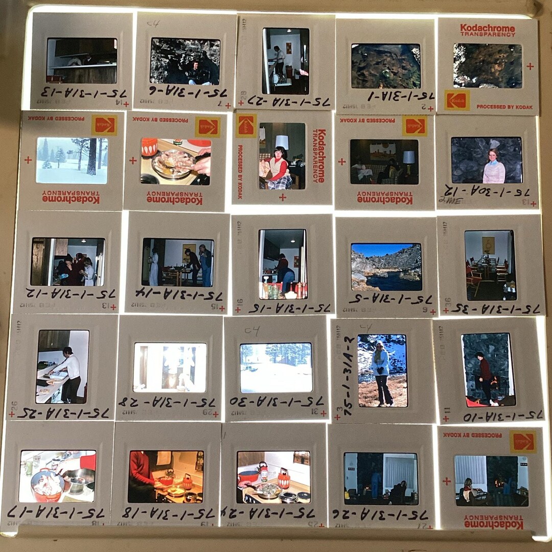 Lot of 34 Photo Slides 1970s Family Dinner Etc Amateur Photographer - Etsy